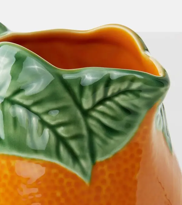 BORDALLO PINHEIRO Earthenware Jug - Orange
