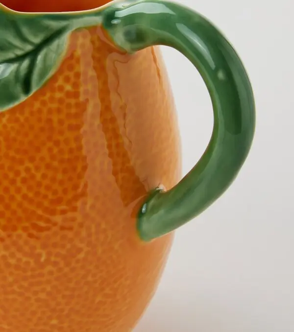 BORDALLO PINHEIRO Earthenware Jug - Orange