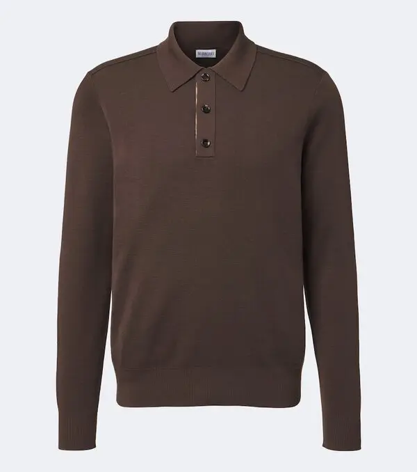 Burberry Wool Polo Sweater