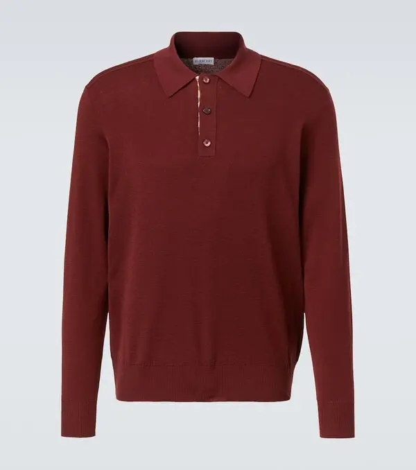 Burberry Wool Polo Sweater