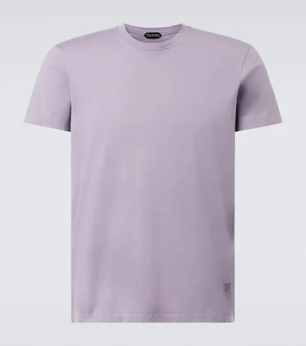 TOM FORD Cotton Jersey T-shirt - Purple