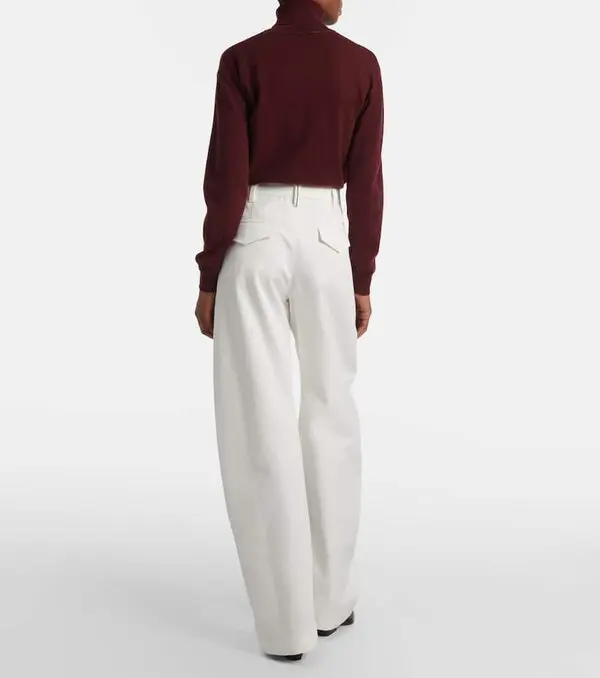 Brunello Cucinelli Cotton Barrel-leg Trousers