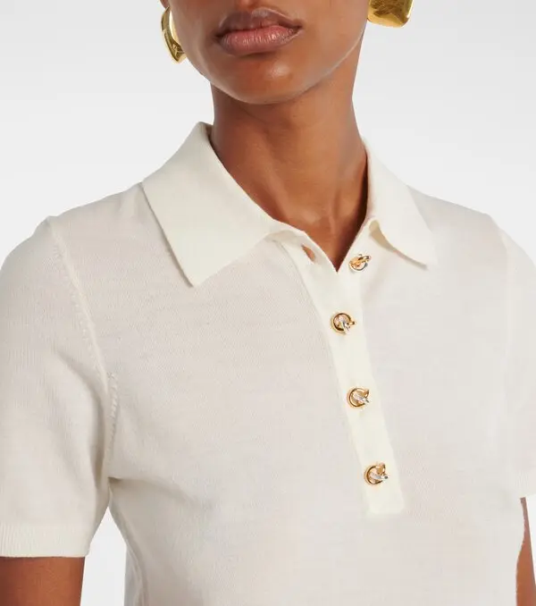Altuzarra Nemo Wool-blend Polo Shirt