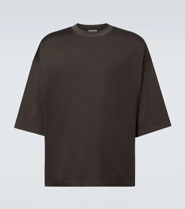 Fear Of God Oversized Cotton-blend T-shirt - Black