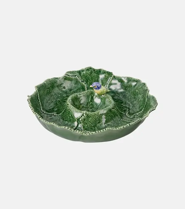 BORDALLO PINHEIRO Cinerária Ceramic Appetizer Plate - Green