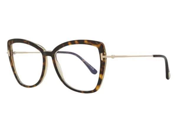 TOM FORD Butterfly Eyeglasses - Havana/gold (ft5882/b 056)