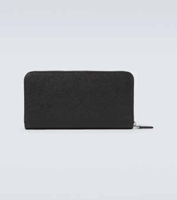 Prada Saffiano Leather Wallet - Black