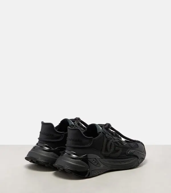 Dolce & Gabbana Leather-trimmed Sneakers