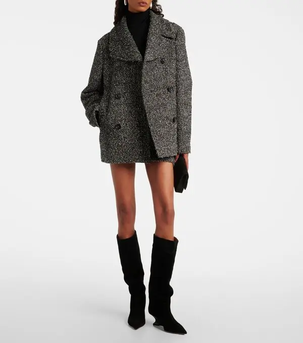 Paris Texas Nina 50 Suede Knee-high Boots - Black