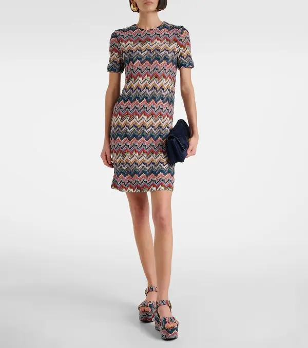 Missoni Julia Raschel Lamé Platform Sandals - Multicoloured