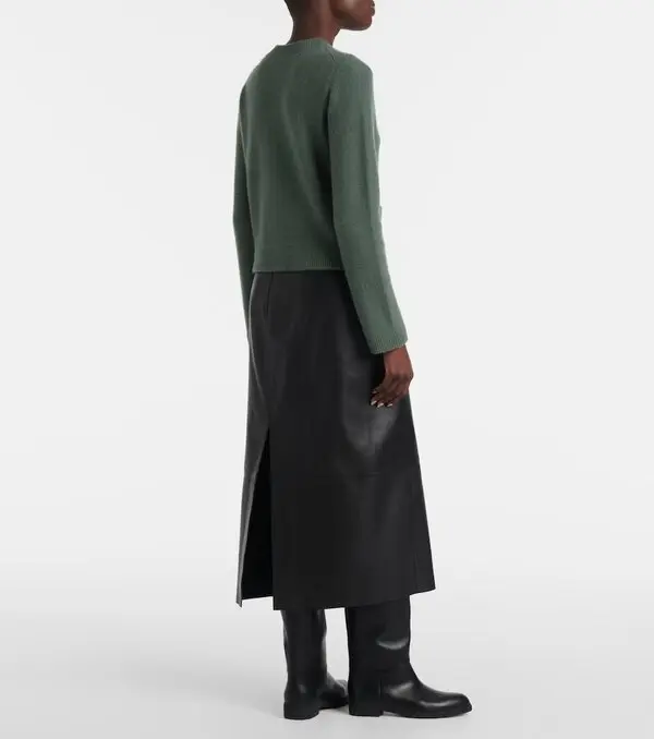 Vince Shrunken Boiled Knitted Jacket