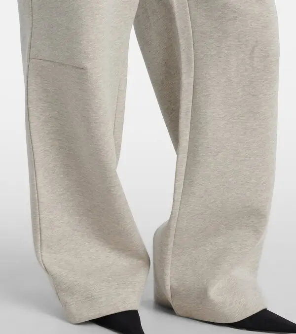 JEAN PAUL GAULTIER Embossed Logo Cotton Sweatpants