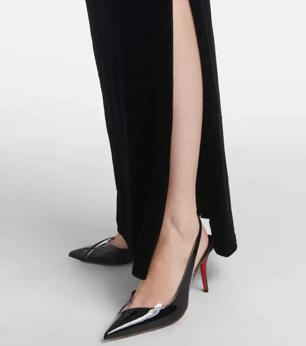 SIR. Ettore Ruched Velvet Gown