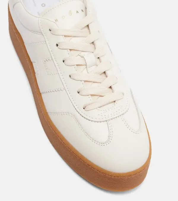 Hogan H681 Leather Platform Sneakers