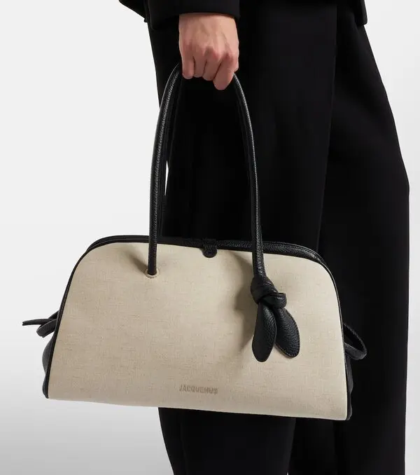 Jacquemus Turismo Medium Canvas Tote Bag