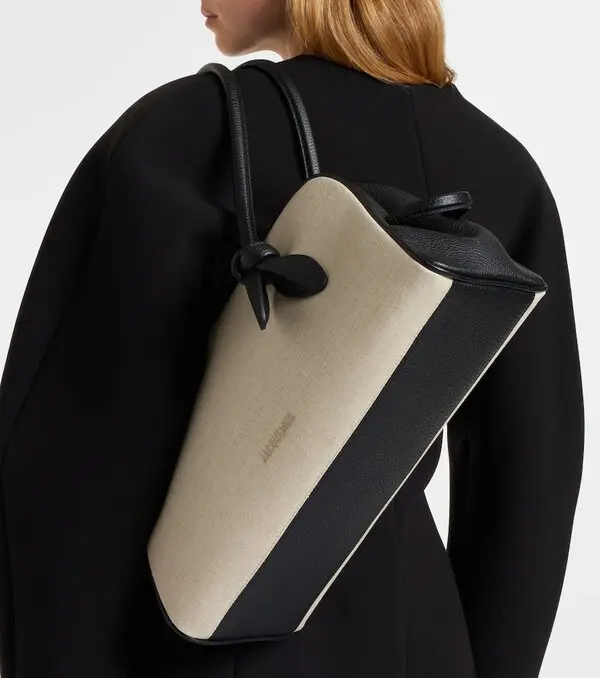 Jacquemus Turismo Medium Canvas Tote Bag