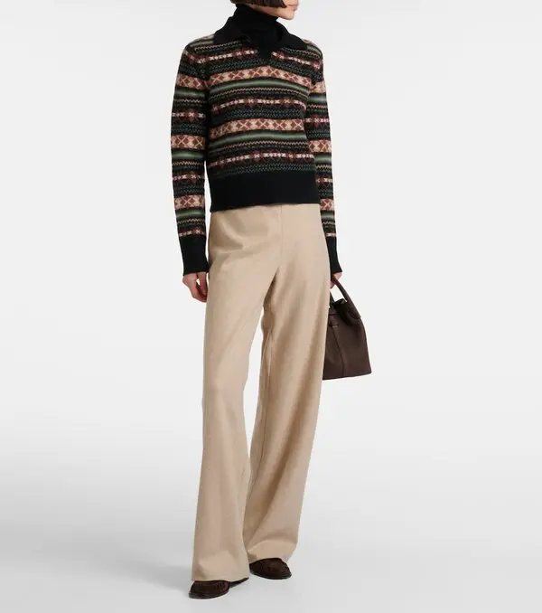Vince Argyle Cashmere Sweater