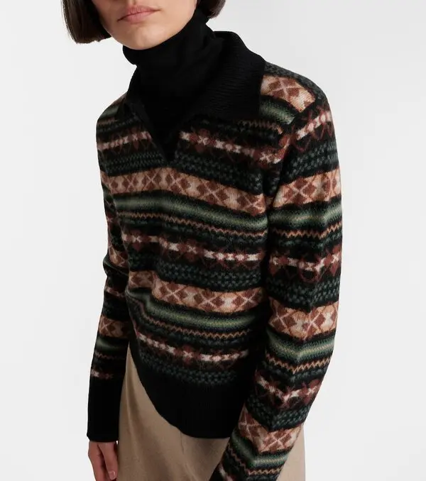 Vince Argyle Cashmere Sweater