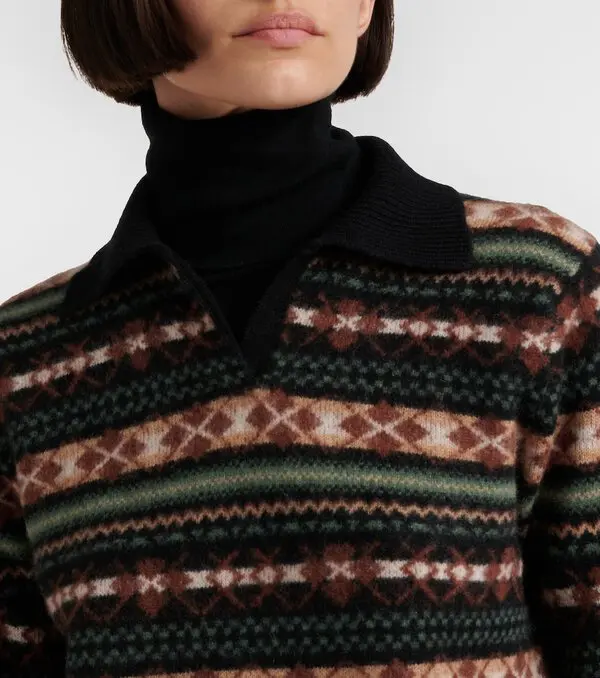 Vince Argyle Cashmere Sweater