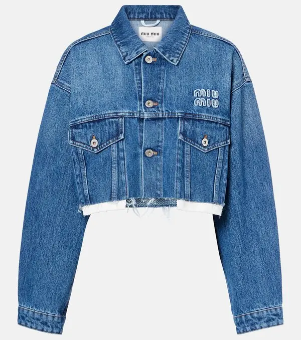 Miu Denim Jackets For Women | Editorialist