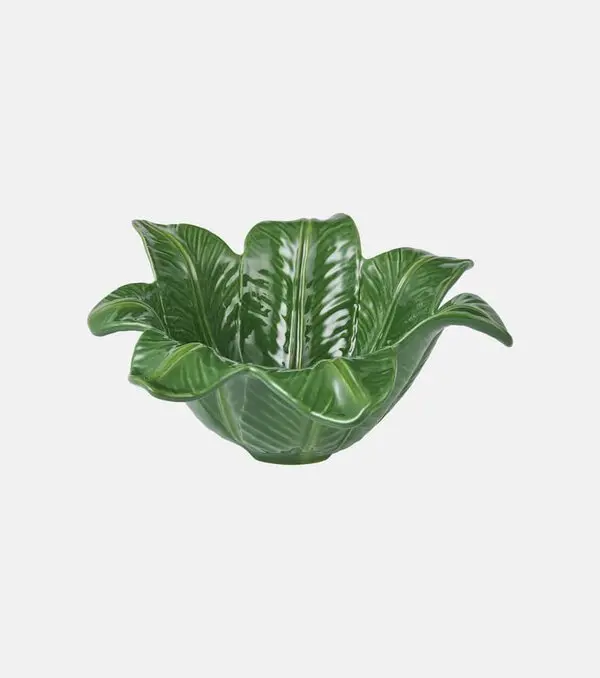 BORDALLO PINHEIRO Banana Da Madeira Ceramic Salad Bowl - Green