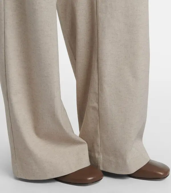 SIR. Leone Mid-rise Wide-leg Pants - Grey