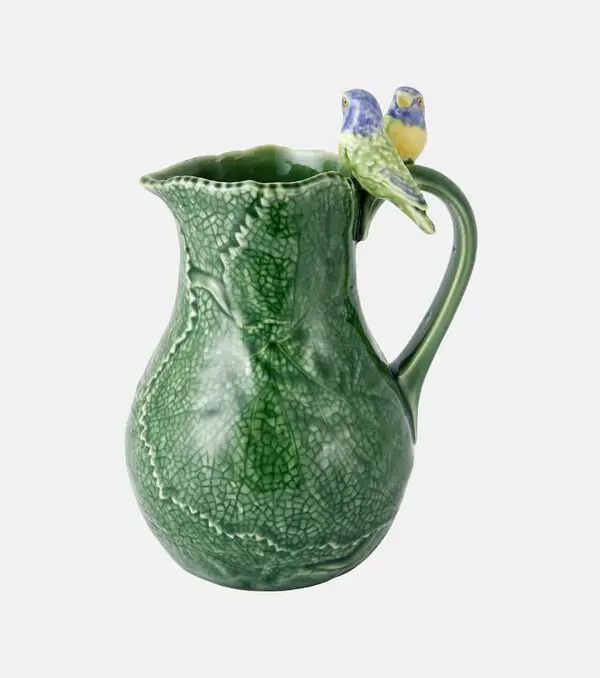 BORDALLO PINHEIRO Cineraria Ceramic Pitcher - Multicoloured