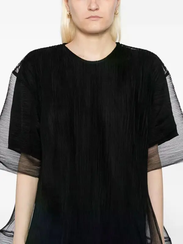 JNBY A-line Short Sleeve Dress - Black