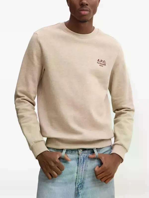 A.p.c. Embroidered Crew-neck Sweatshirt