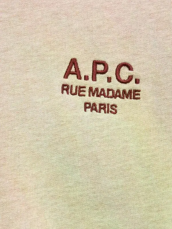 A.p.c. Embroidered Crew-neck Sweatshirt