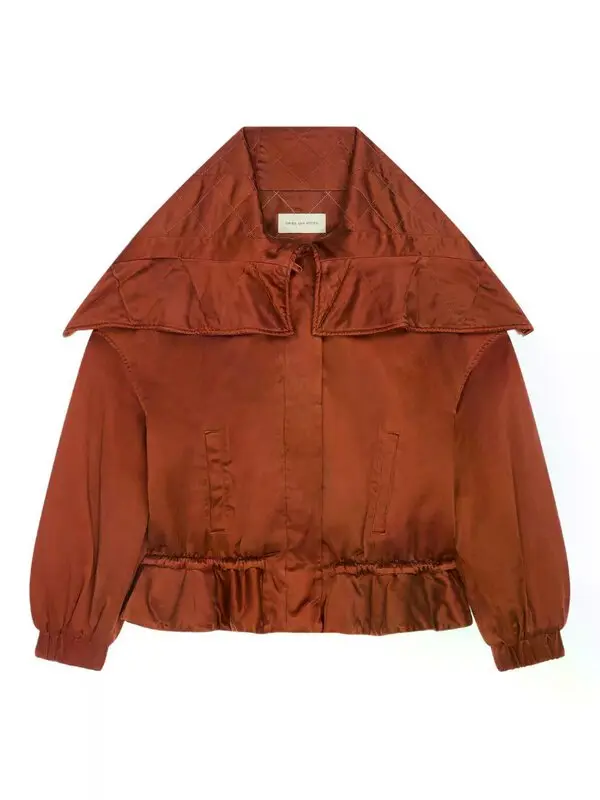 Dries Van Noten Quilted Ruffled Jacket