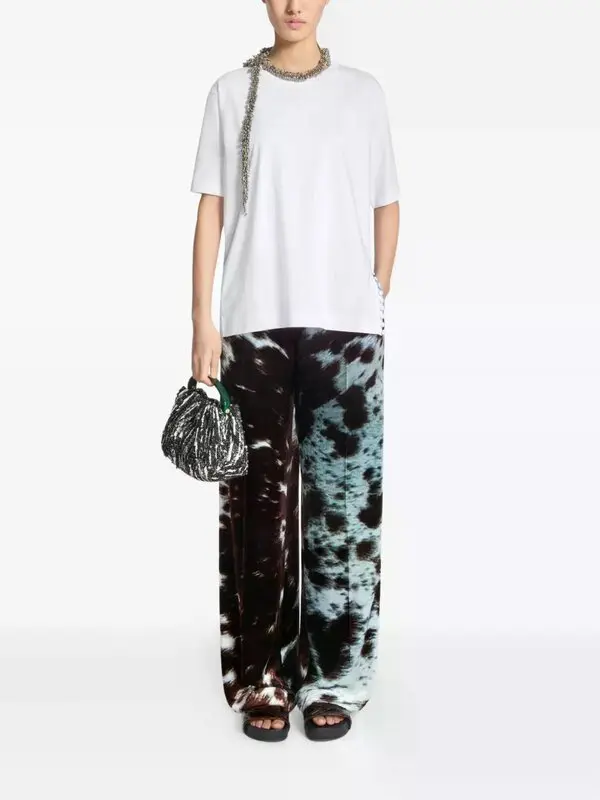 Dries Van Noten Pleated Sequined Mini Bag