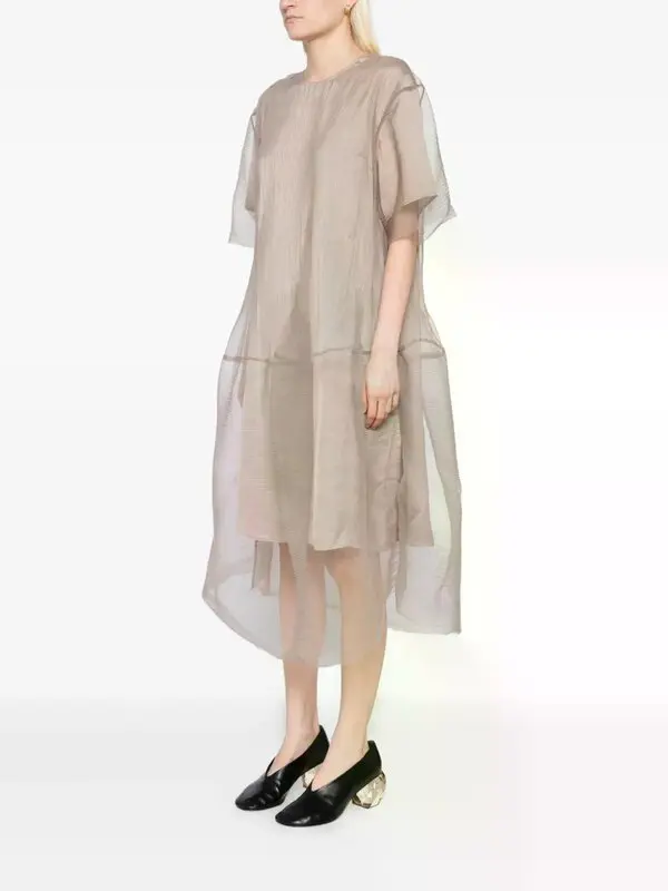 JNBY A-line Short-sleeve Dress - Neutrals