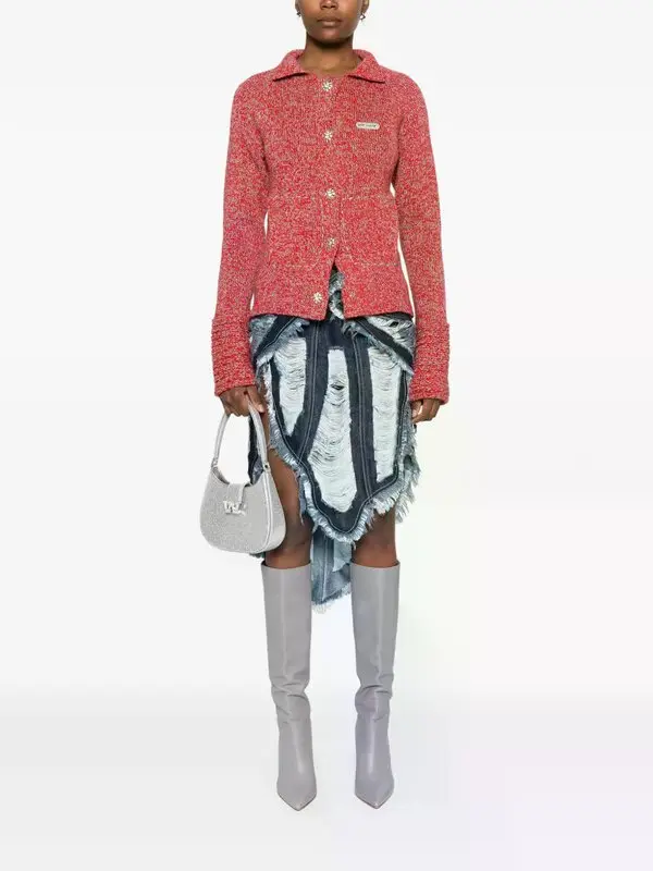 Off-White Shredded Mini Skirt