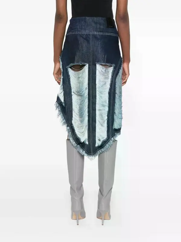 Off-White Shredded Mini Skirt