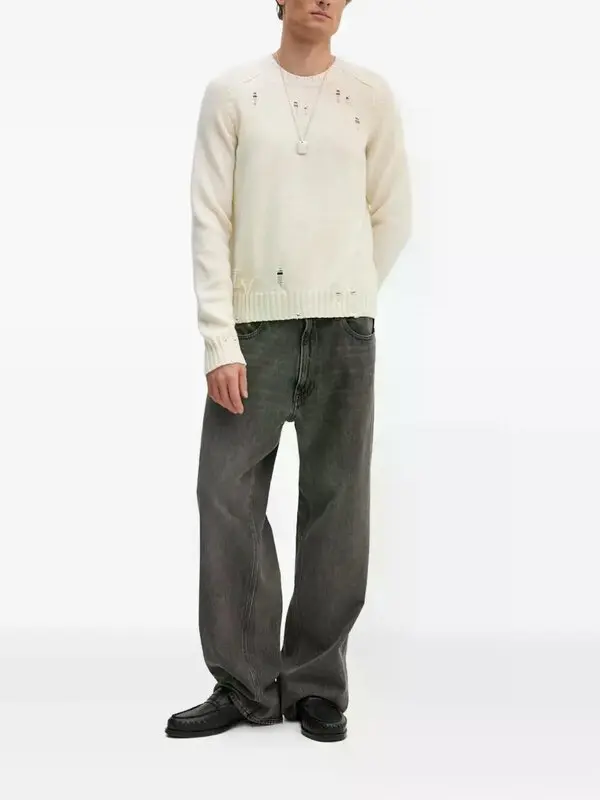 Zadig&Voltaire Distressed Crew-neck Sweater