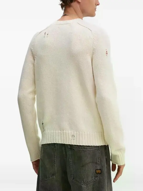 Zadig&Voltaire Distressed Crew-neck Sweater