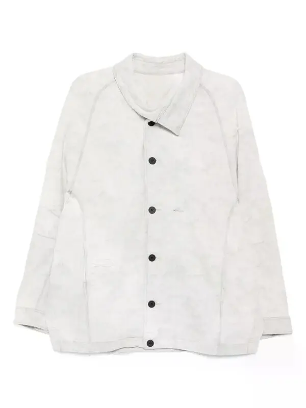 CROQUIS Distressed Shirt Jacket