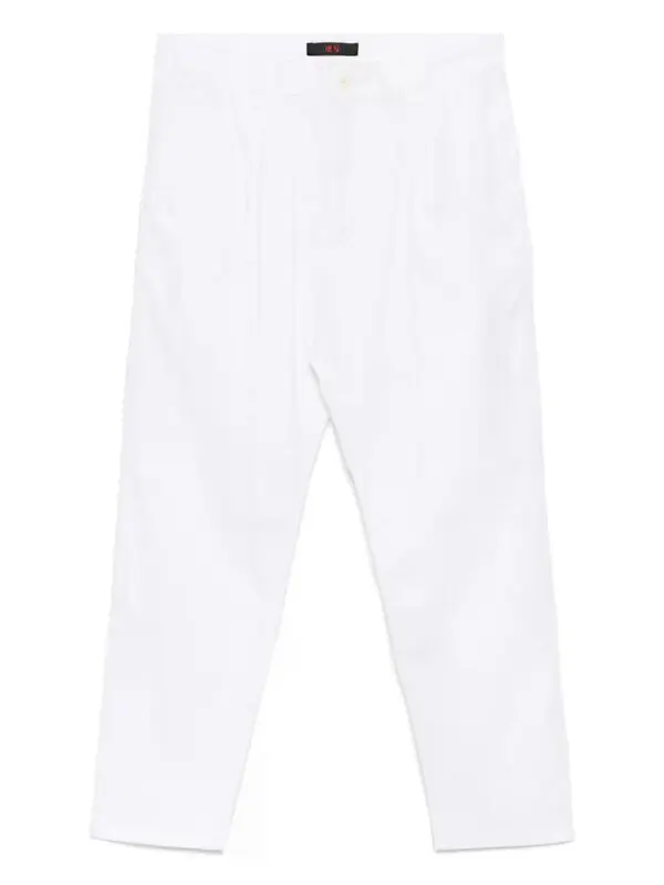 CROQUIS Cotton Tapered Pants - White