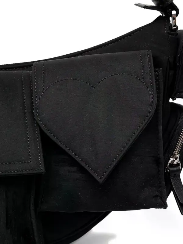 Fiorucci Super Pocket Shoulder Bag - Black