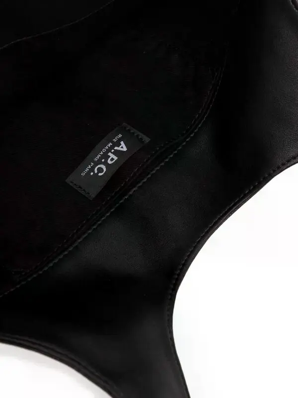 A.p.c. Logo-plaque Tote - Black