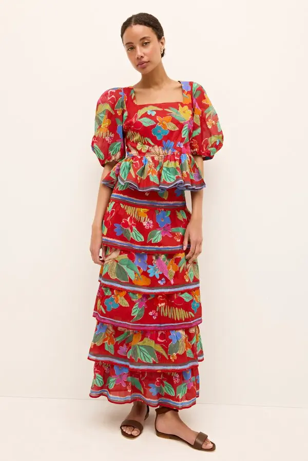 MARIE OLIVER Christie Maxi Skirt - Macaw