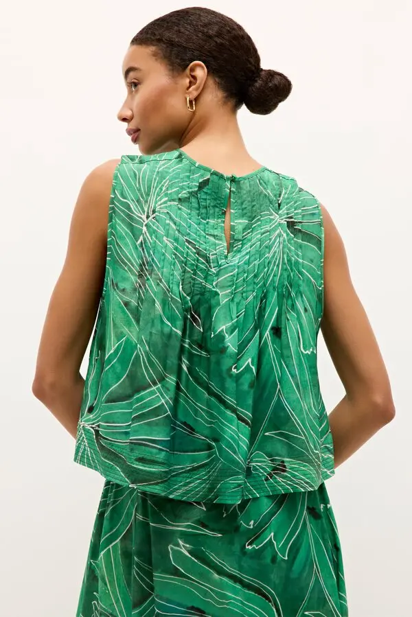 MARIE OLIVER Letta Pintucked Top - Amazon