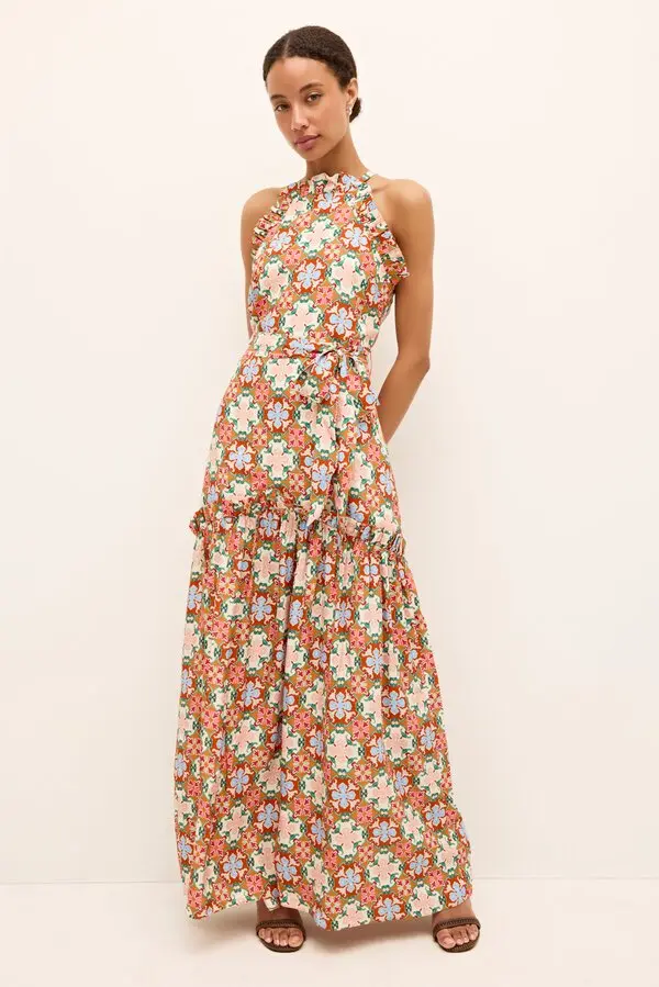 MARIE OLIVER Keenan Printed Column Dress - Mosaic
