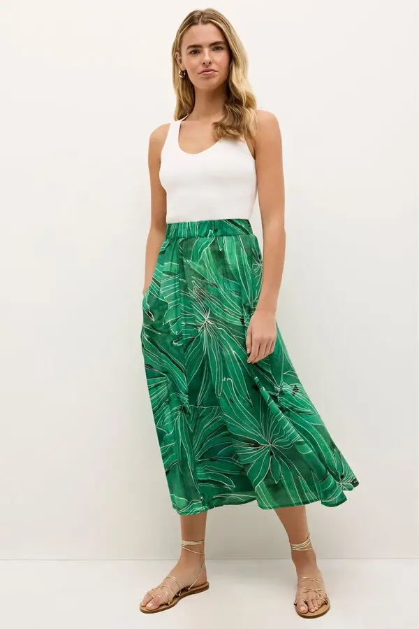 MARIE OLIVER Sasha Floral Print Skirt - Amazon