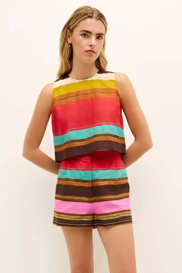 MARIE OLIVER Blanche Printed Short