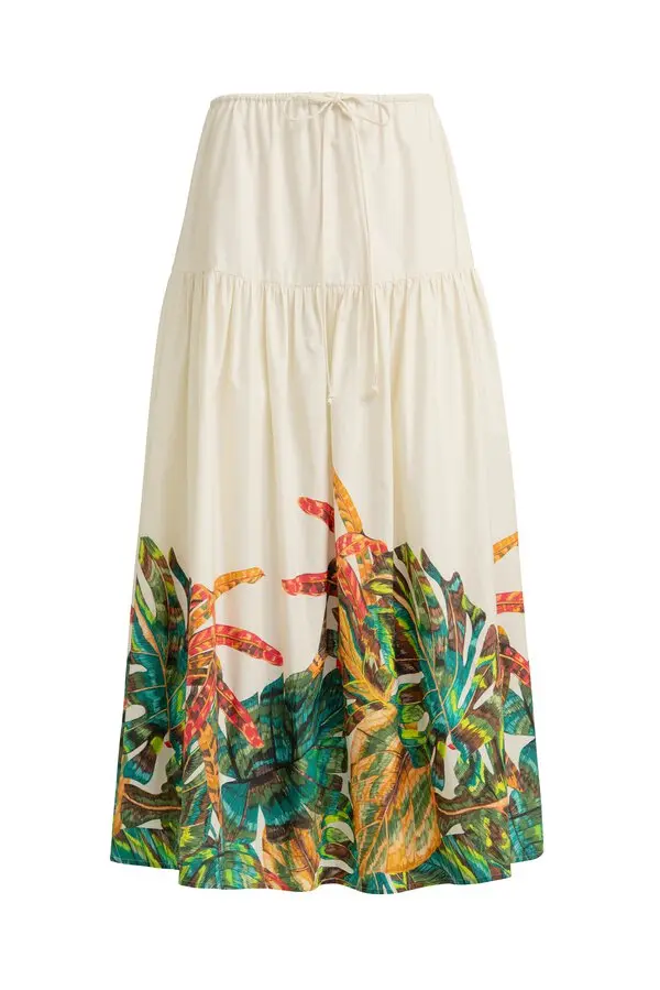 MARIE OLIVER Louise Midi Skirt - Paradise