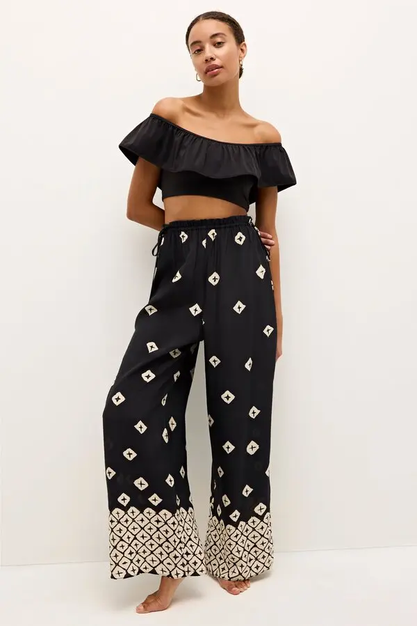 MARIE OLIVER Solange Wide Leg Pant - Ceramic