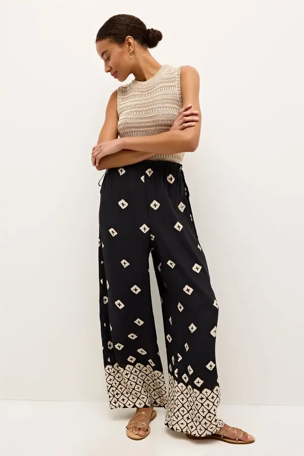 MARIE OLIVER Solange Wide Leg Pant - Ceramic