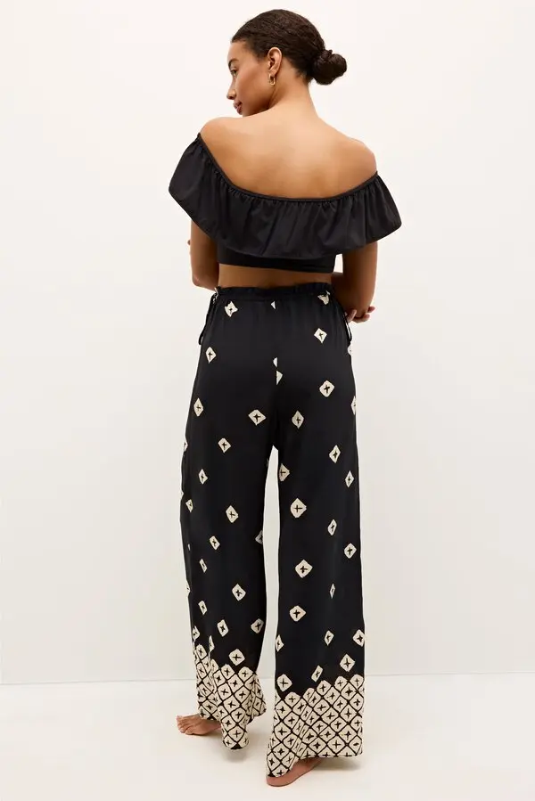 MARIE OLIVER Solange Wide Leg Pant - Ceramic
